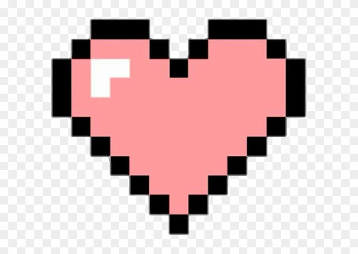 Free: Pink Pixel Heart Transparent - nohat.cc
