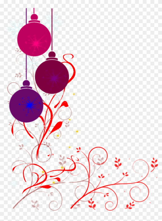 Free: Christmas - Transparent Christmas Border Corners - nohat.cc