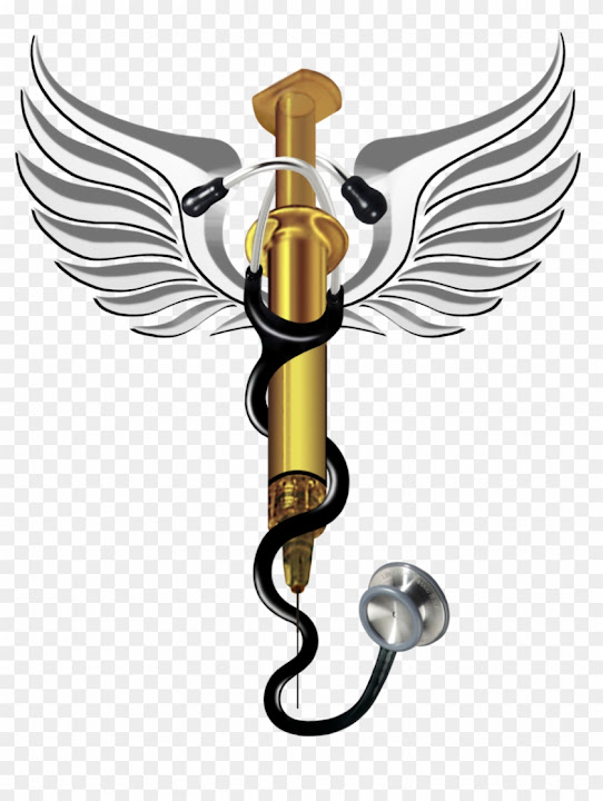 Free: Medical Clipart Doctor Symbol - 5star With Wings Tattoo - nohat.cc