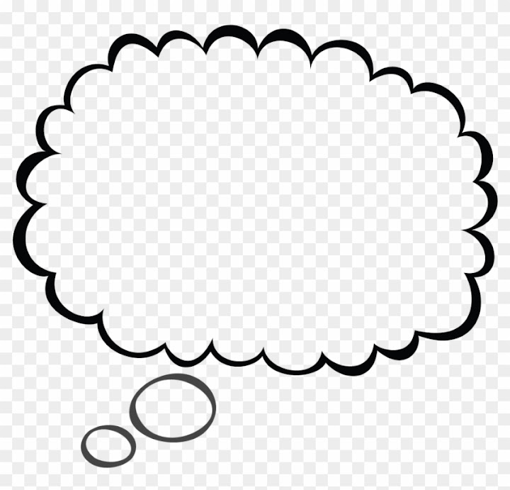 Thought Balloon Clipart With Transparent