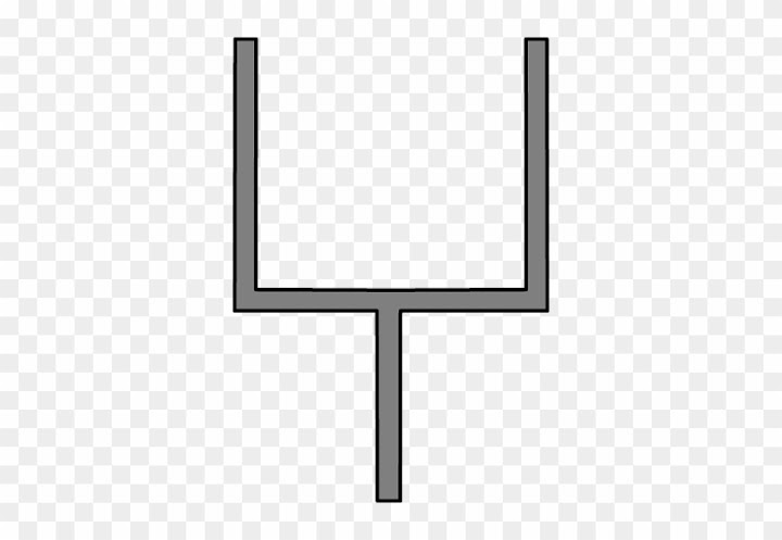 Free: Gray Football Goal Post - Football Goal Post Clipart - nohat.cc