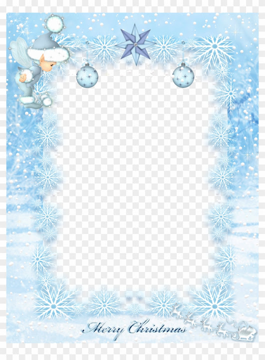 Free: Transparent Kids Christmas Ice Elf Png Photo Frame - Ice Borders ...