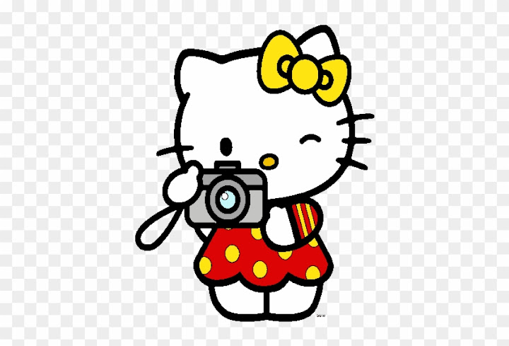 Free: Halloween Clipart Hello Kitty - Hello Kitty With Camera - nohat.cc