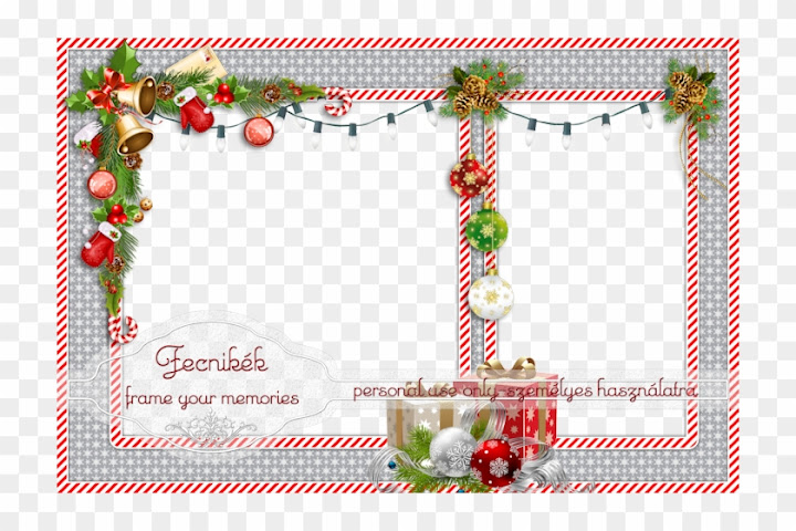 Free: Double Christmas Frame - Christmas Transparent Double Frames ...