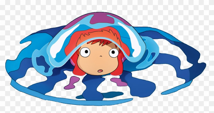 Free: Ponyowater - Studio Ghibli Transparent Ponyo - nohat.cc