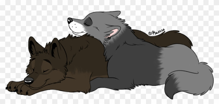 Free: Wolf Cuddles By Solitarygraywolf - Wolves - nohat.cc