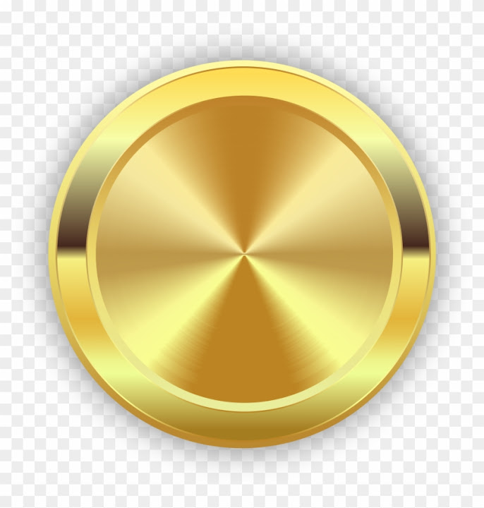 Free: This Free Icons Png Design Of Round Golden Badge - Gold Circle ...