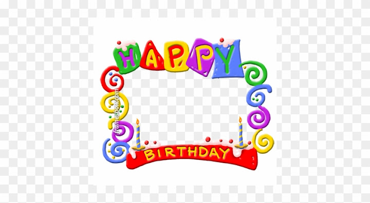 Free: Colorful Happy Birthday Photo Frame E-card - Happy Birthday Card ...