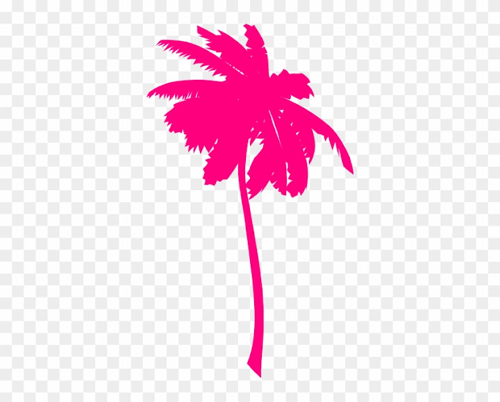 Free: Tree Clipart Pink Palm - Pink Palm Trees Vector - nohat.cc