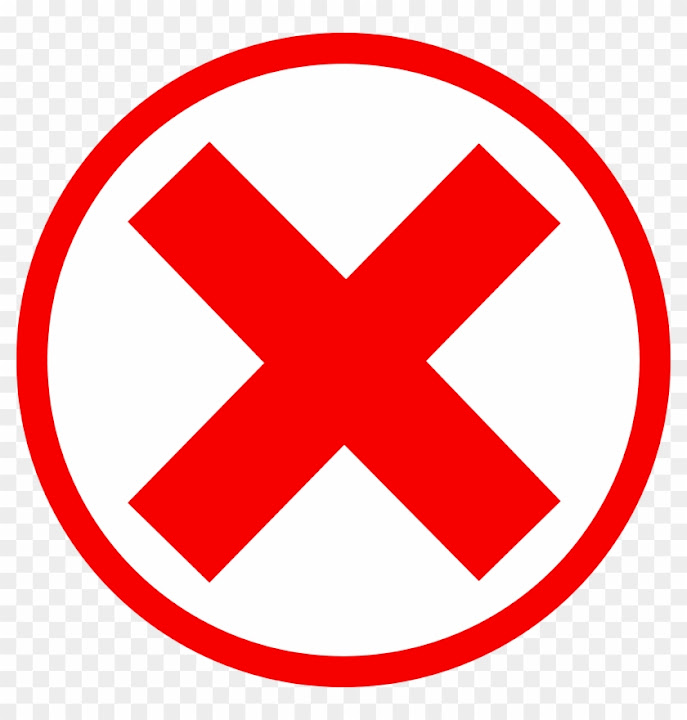 Free: Clip Art Red X, Clip Art Showing Red X, Clip Art Shows - Red X In ...