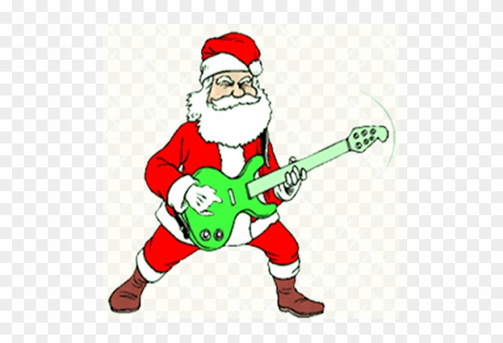 Free: Santa Claus Rockero - Merry Christmas Gif With Music - nohat.cc