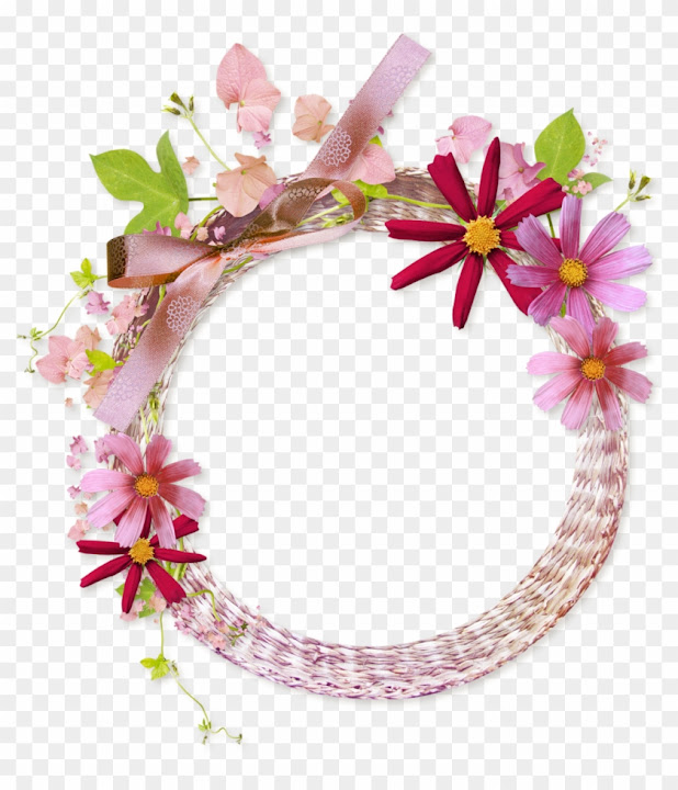Free: Flower Frame Transparent Background - nohat.cc