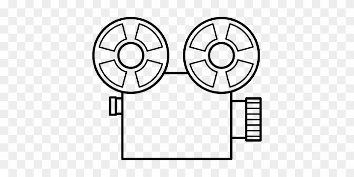 Free: Film, Reel - Old Video Camera Drawing - nohat.cc