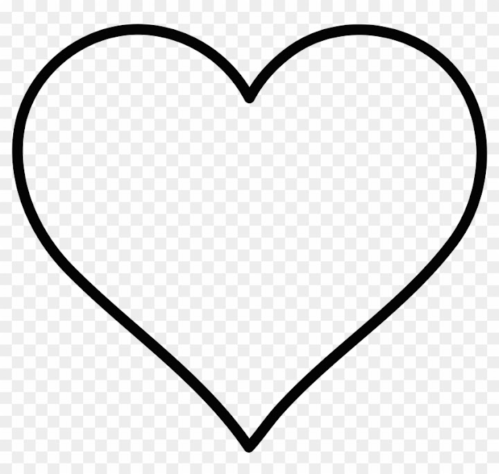 Free: Heart Outline By Spacefem - Heart Outline Png - nohat.cc