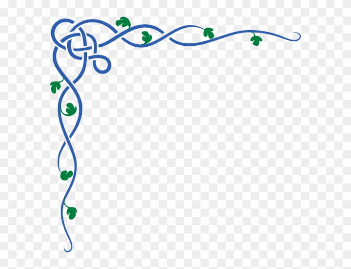 Free: Swirls Clipart - Green Corner Border Design - nohat.cc