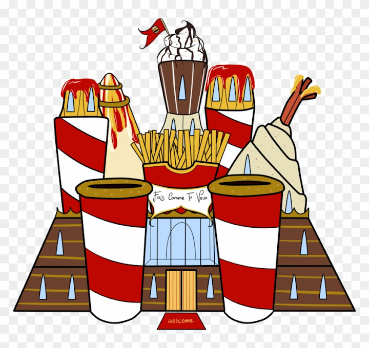 Free: The Fast Food Castle By Wi-fu - Food Castle Cartoon - nohat.cc