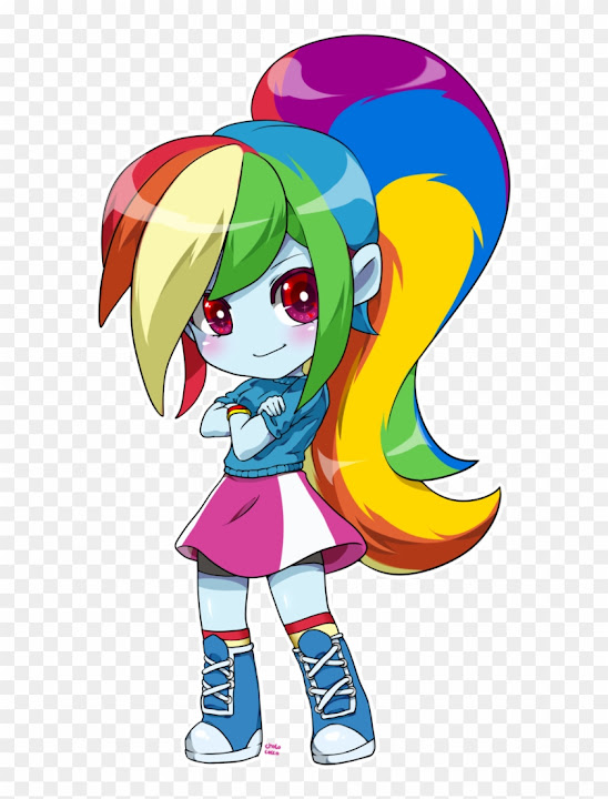 Free: Equestria Girls Rainbow Dash Chibi Commission By Choco-cocco ...