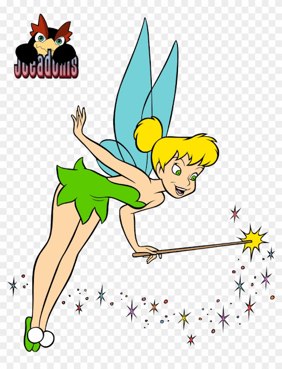 Free: Tinkerbell Vector - Tinkerbell With Wand And Pixie Dust - nohat.cc