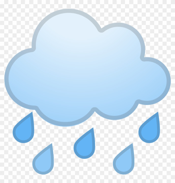 Free: Cloud With Rain Icon - Pioggia Emoji - nohat.cc