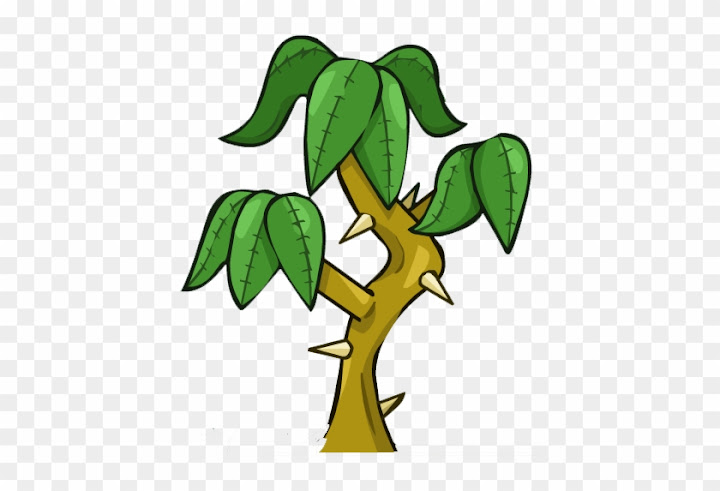 Free: Thorn Tree - Cartoon Thorn Tree - nohat.cc
