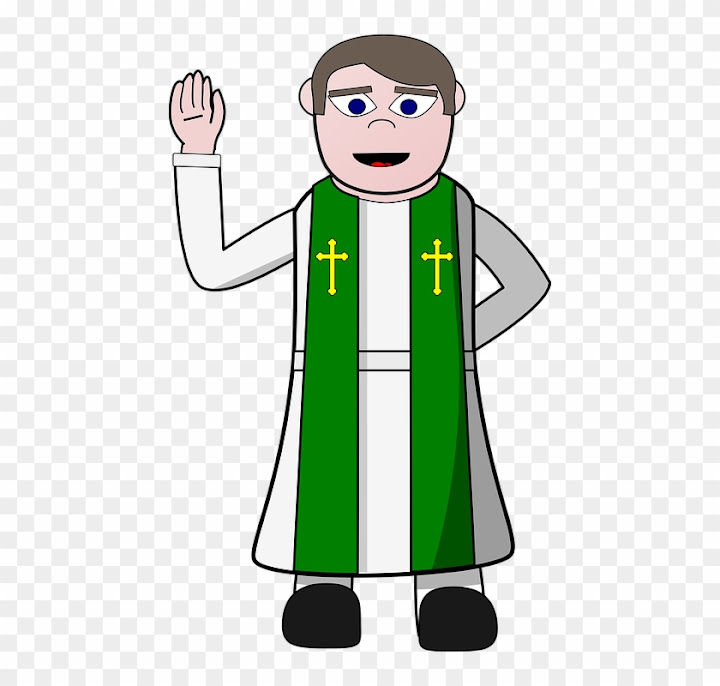 Free: German People Cartoon - Pastor Clip Art - nohat.cc