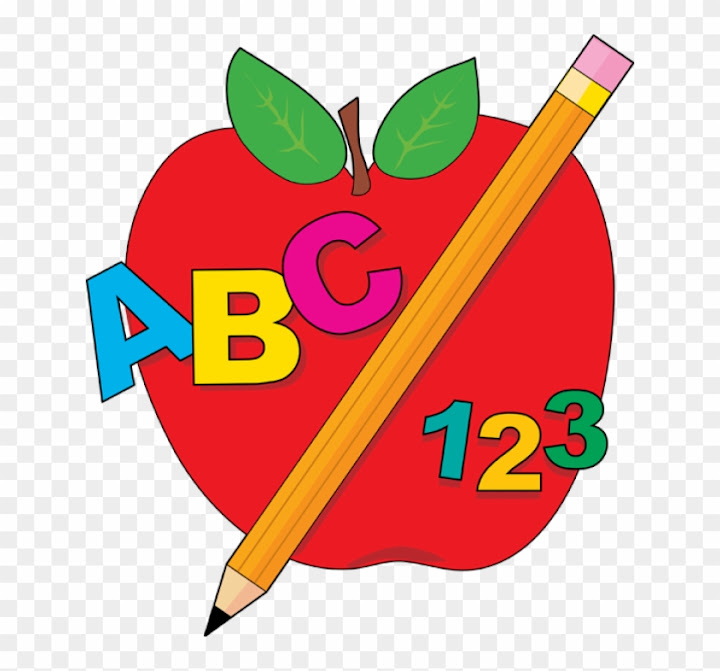 Free: School Apple Clip Art - School Clipart - nohat.cc