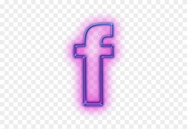 Free: Pink Facebook Logo Png - Neon Social Media Icons Png - nohat.cc