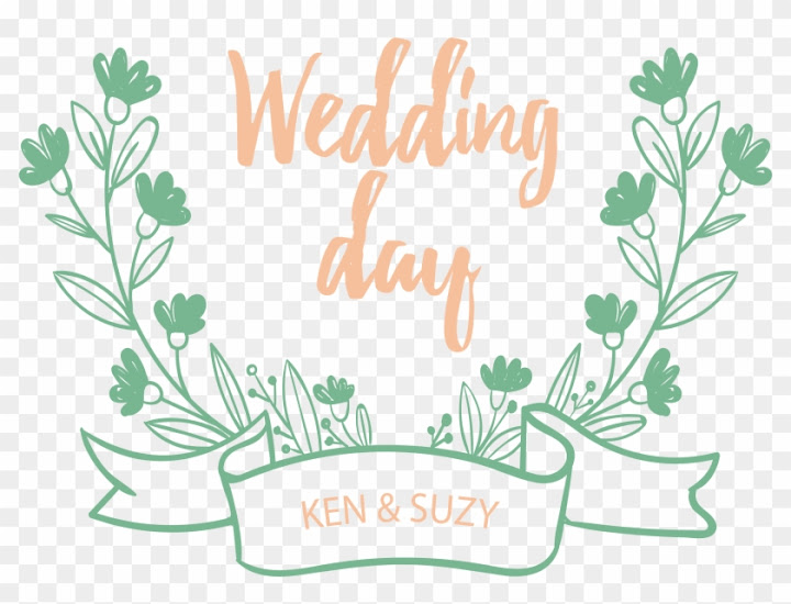 Free: Wedding Scalable Vector Graphics - Transparent Wedding Title Png ...