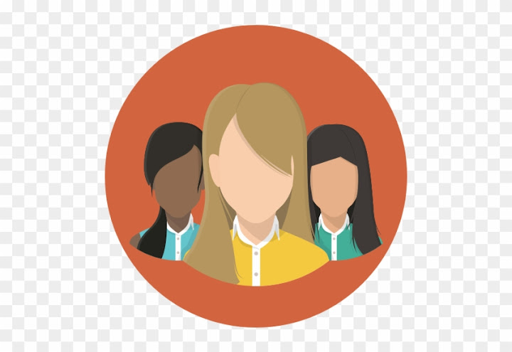 Free: Img - Group Of Girls Icon Png - nohat.cc