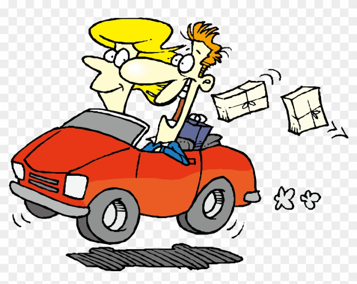 Free: Cartoon Driving Clip Art - People In A Car - nohat.cc