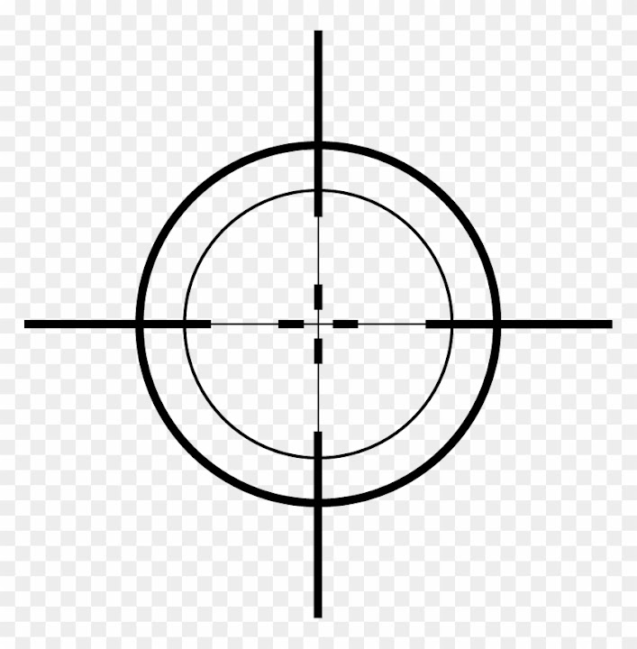 Free: Crosshairs Clipart - Crosshair Sticker Png - nohat.cc