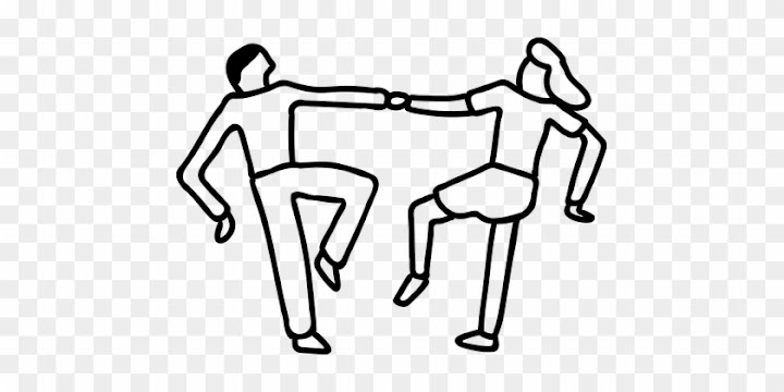 Free: Dancing, Couple, Dancers, Disco, Party - People Dancing Drawing ...