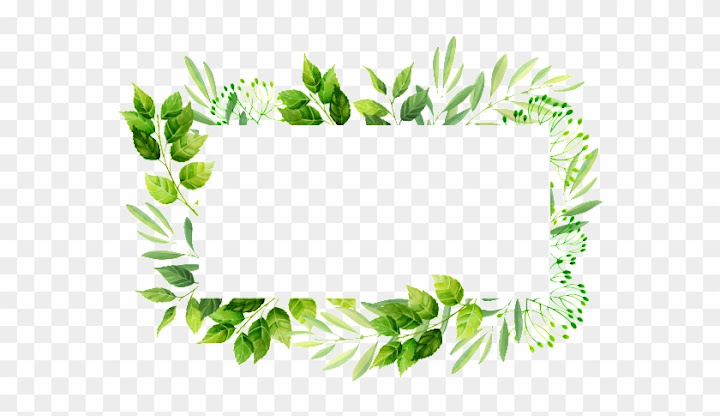 Free: Rectangular Leaf Frame Png Transparent Material - Wedding Leaves ...