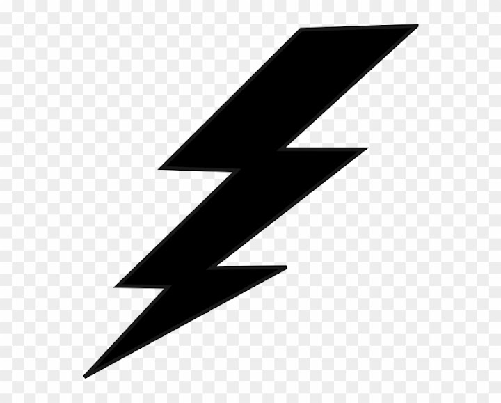 Free: Lighting - Bolt - Black - And - White - Lightning Bolt Clipart ...