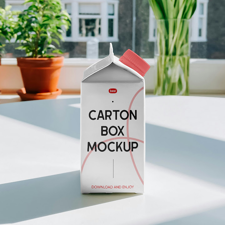 Free: Free Carton Packaging Mockup - nohat.cc